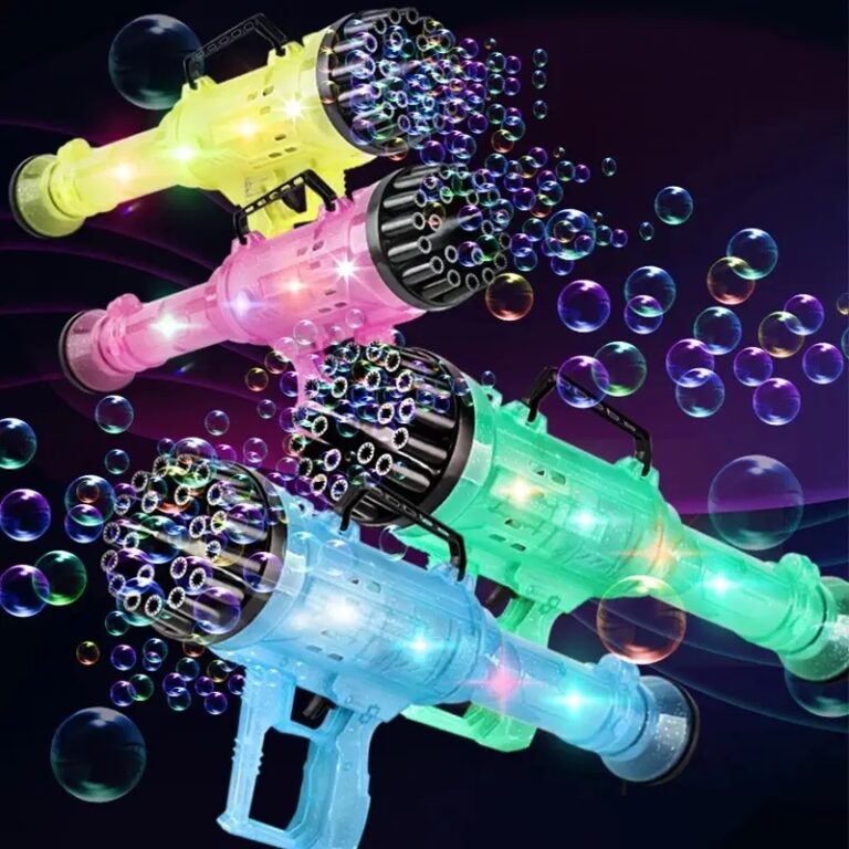24 Hole LED Bubble Gun - Glow Products Canada